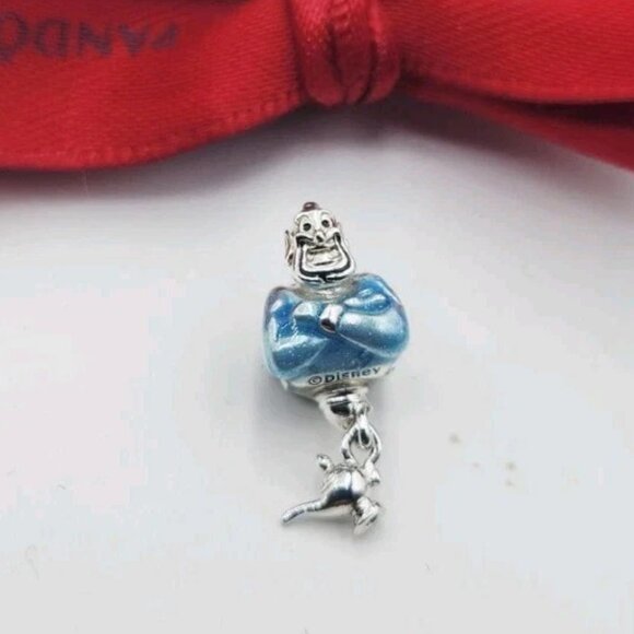 Pandora | Jewelry | New Pandora S925 Disney Aladdin Genie Lamp Dangle ...